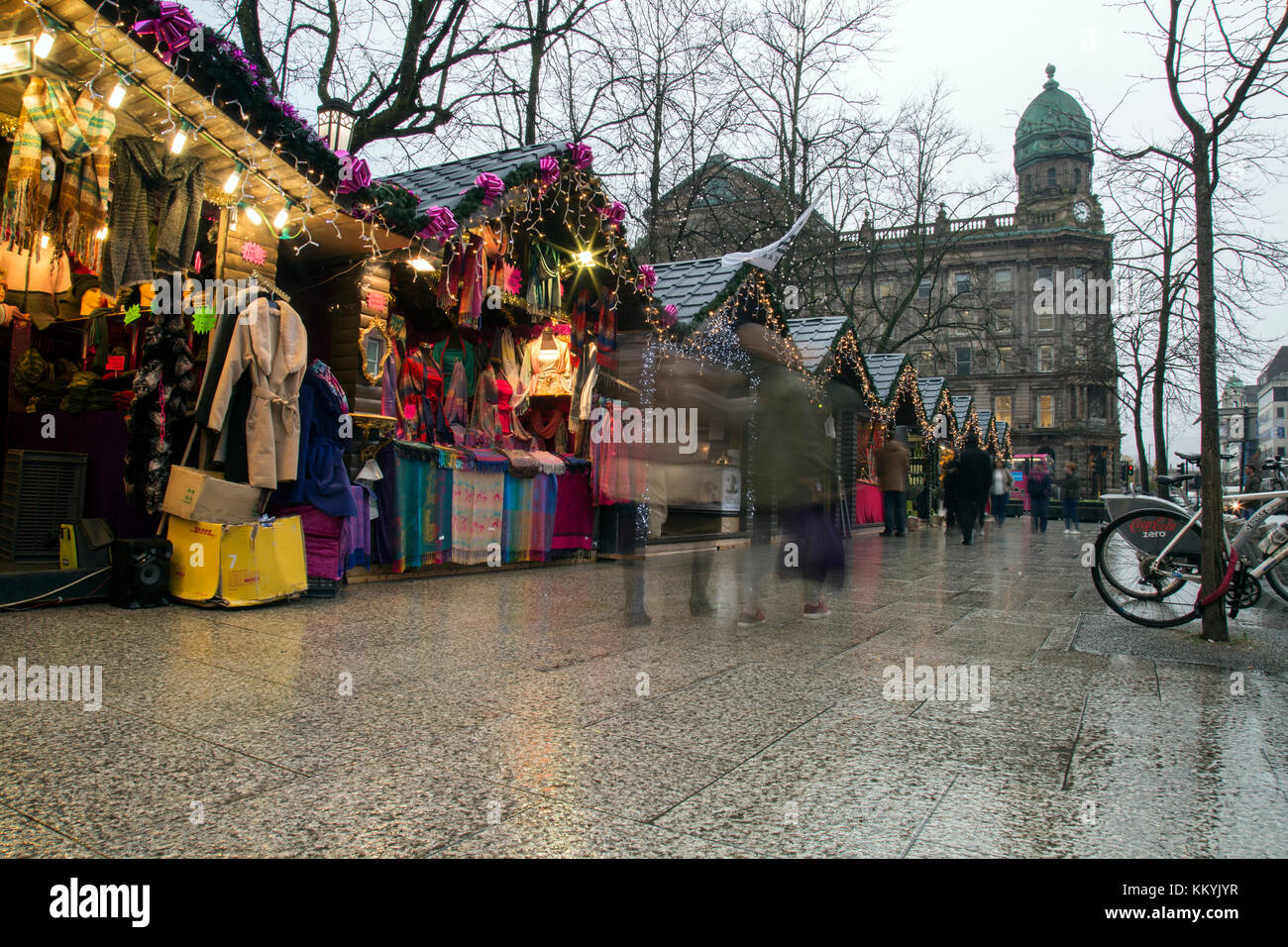 Belfast, Northern Ireland - 20th November 2017 - Christmas market at ...