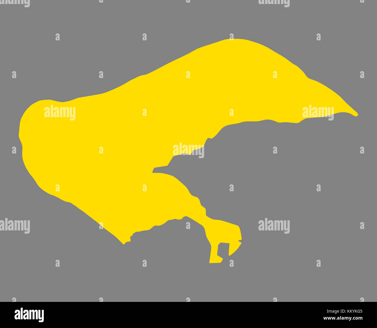 Map of Borkum Stock Photo - Alamy