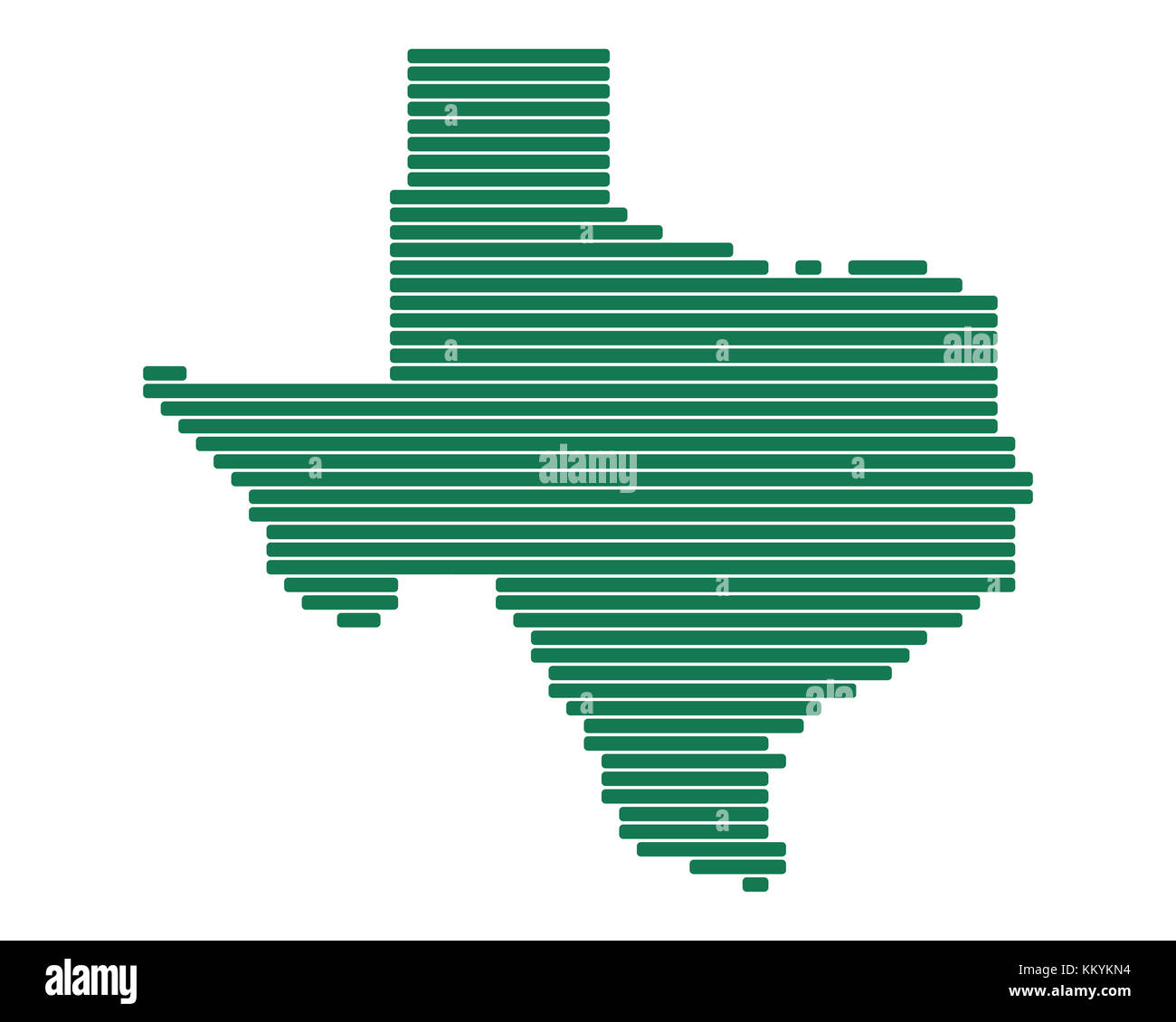 Map of Texas Stock Photo - Alamy