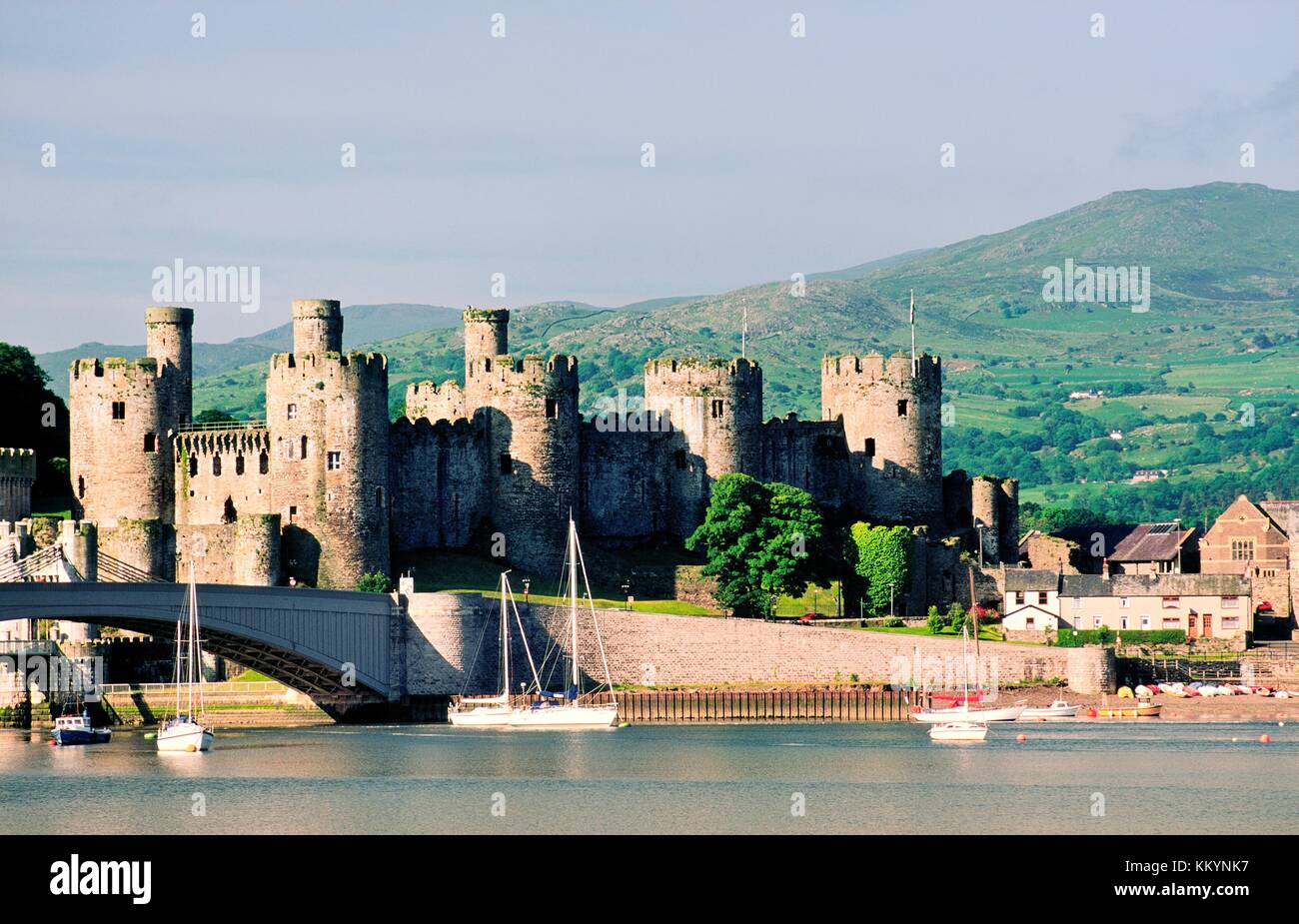 Conwy castle built by edward 1 hi-res stock photography and images - Alamy