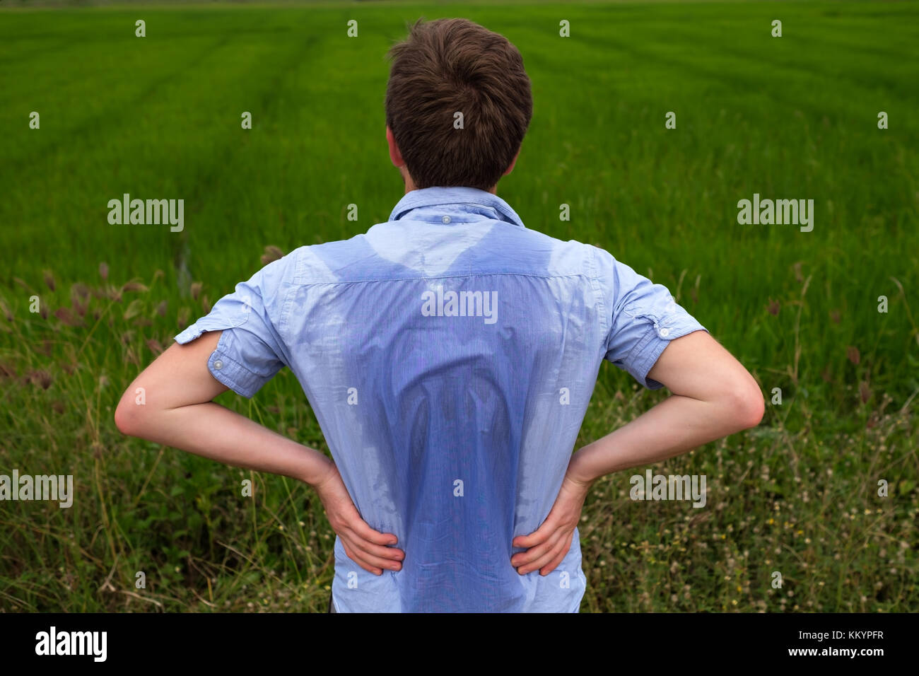 Sweaty armpit hi-res stock photography and images - Alamy