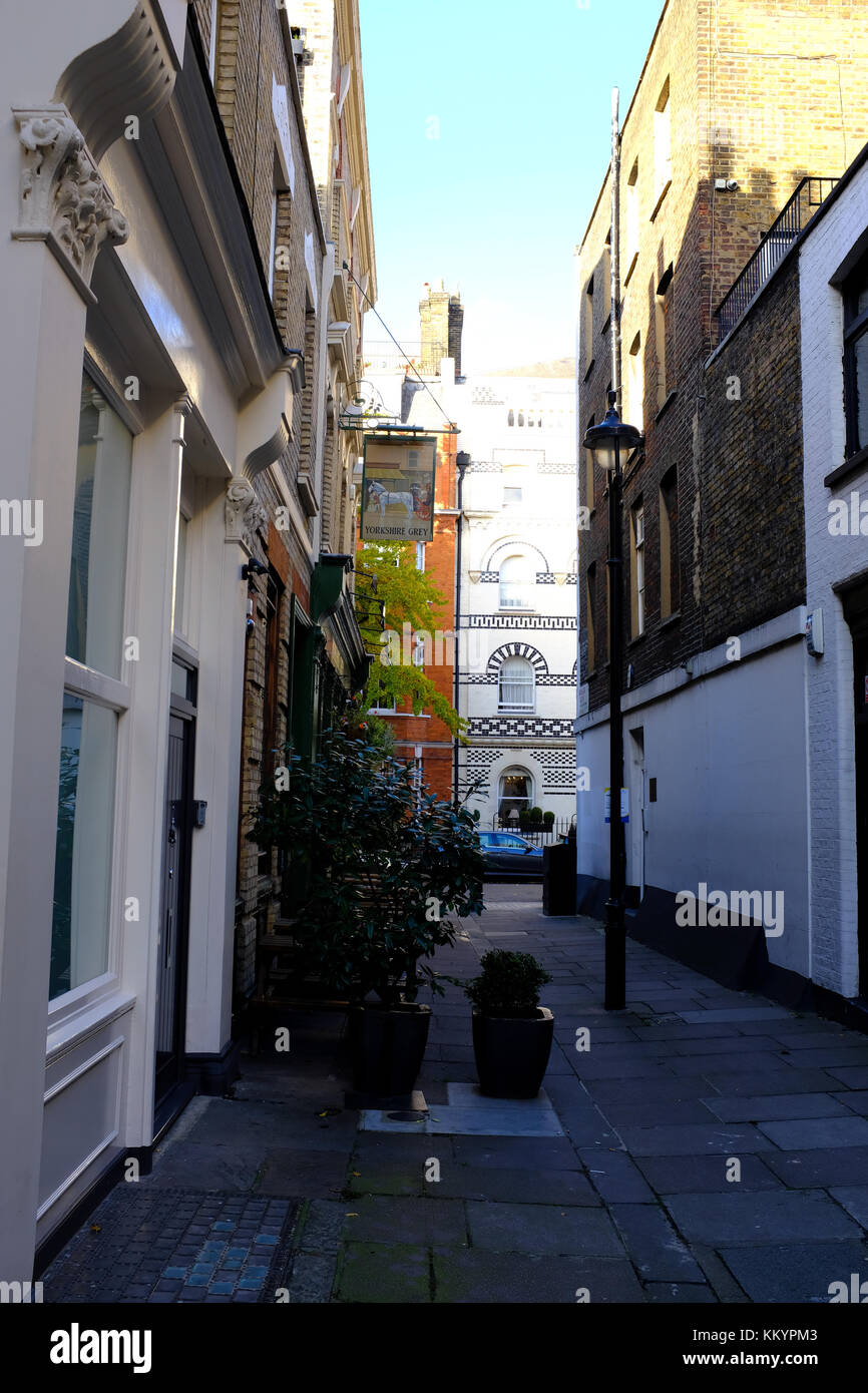 The Yorkshire Grey, Langham Street, London, United Kingdom Stock Photo ...