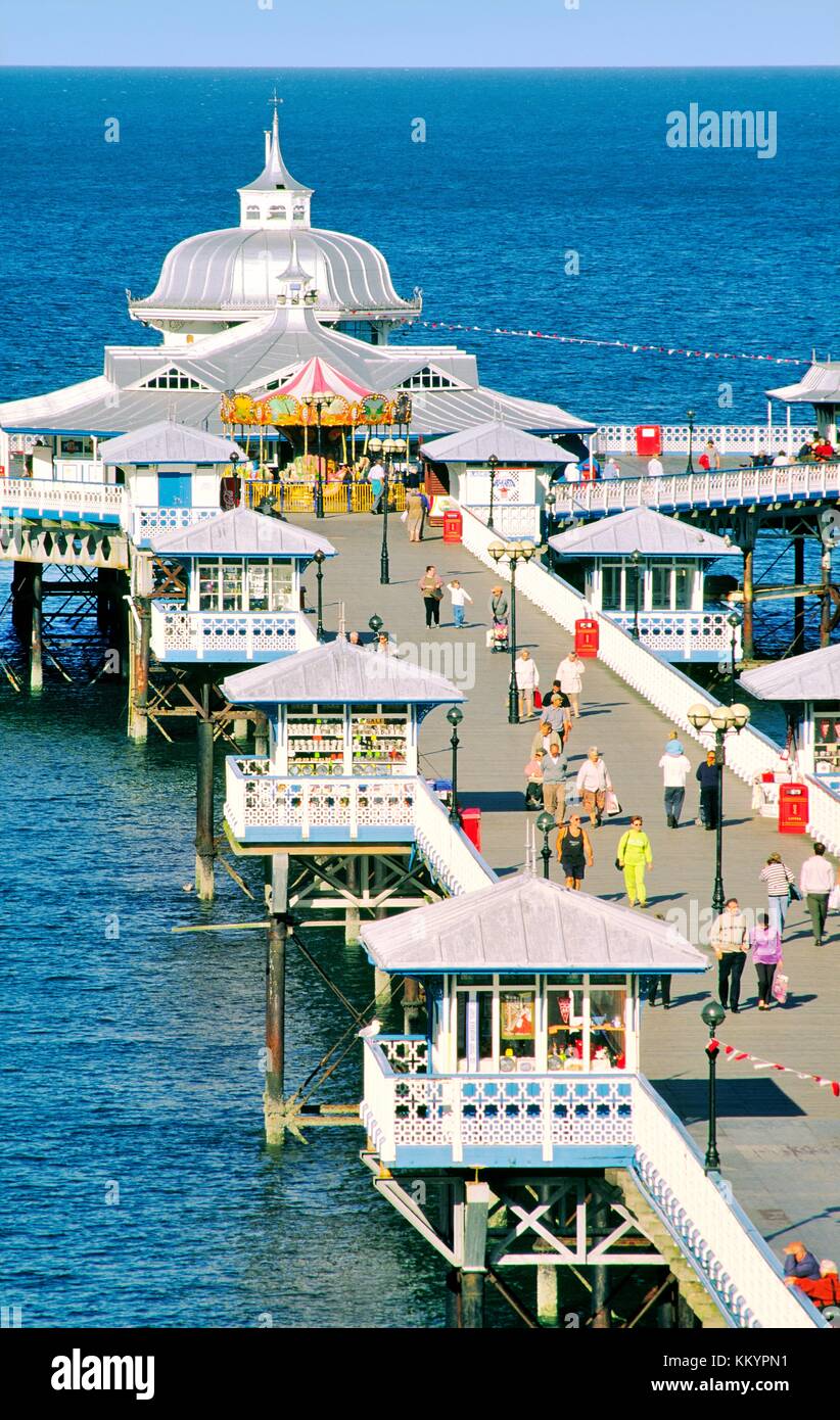 Llandudno Pier Victorian Seaside Architecture Built 1871 On North