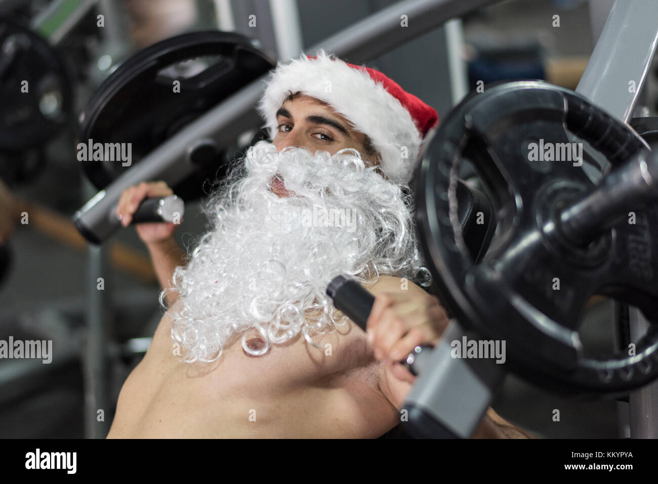 Santa With Muscles High Resolution Stock Photography and Images - Alamy