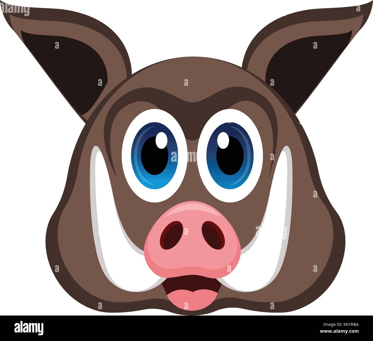 Avatar of a wild pig Stock Vector Image & Art - Alamy