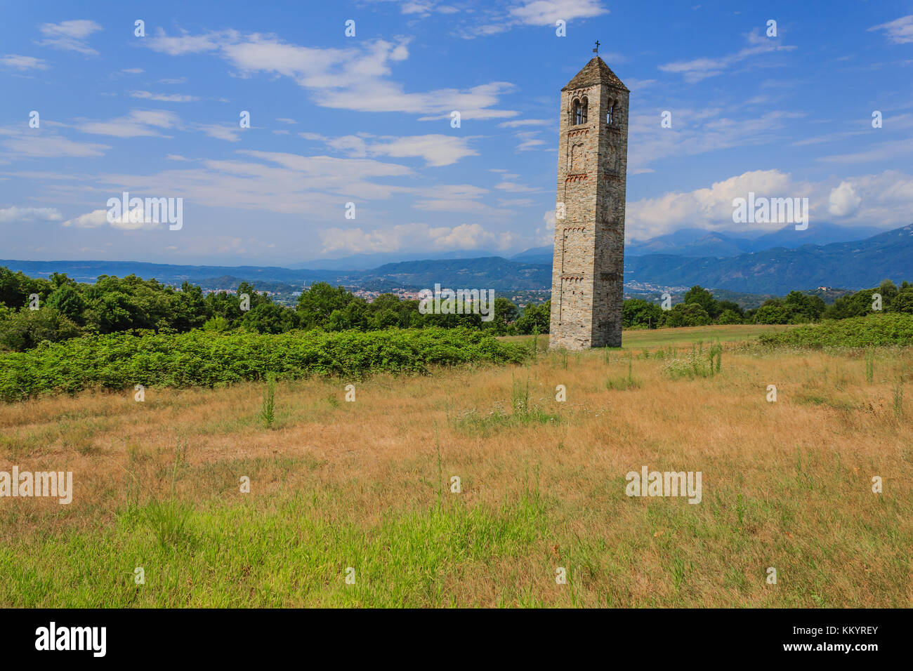 Solitary medieval stone bell hi-res stock photography and images - Alamy
