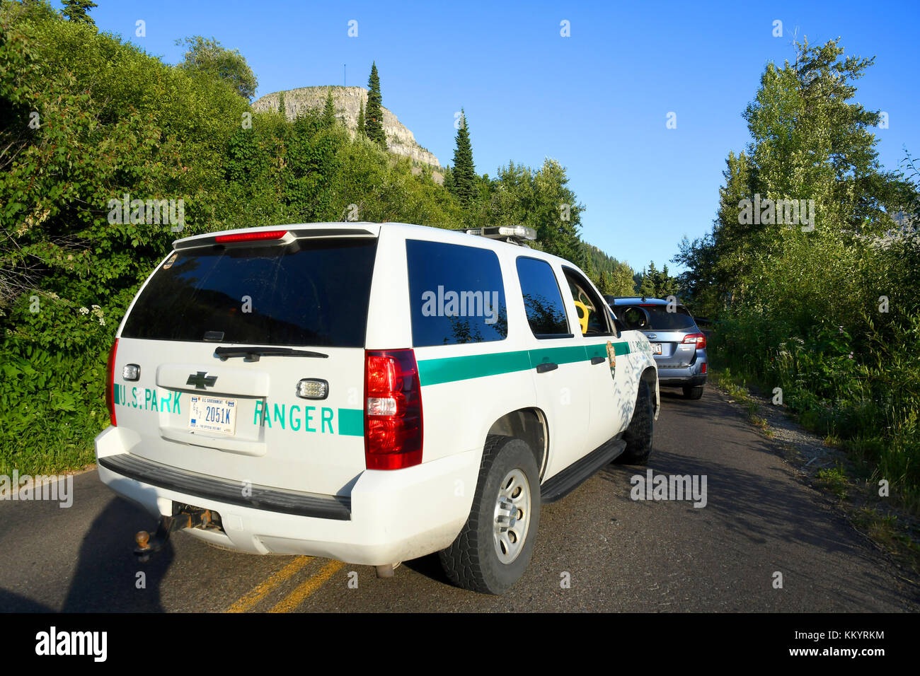 GLACIER NATIONAL PARK, MONTANA, USA - July 22, 2017: United States Park ...