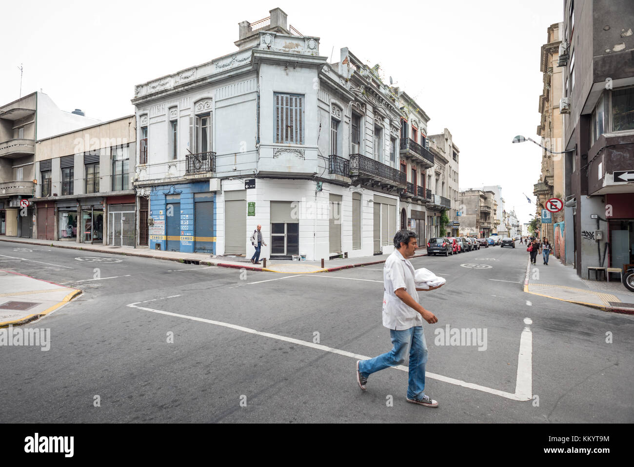 On the streets of Montevideo, Uruguay Stock Photo - Alamy