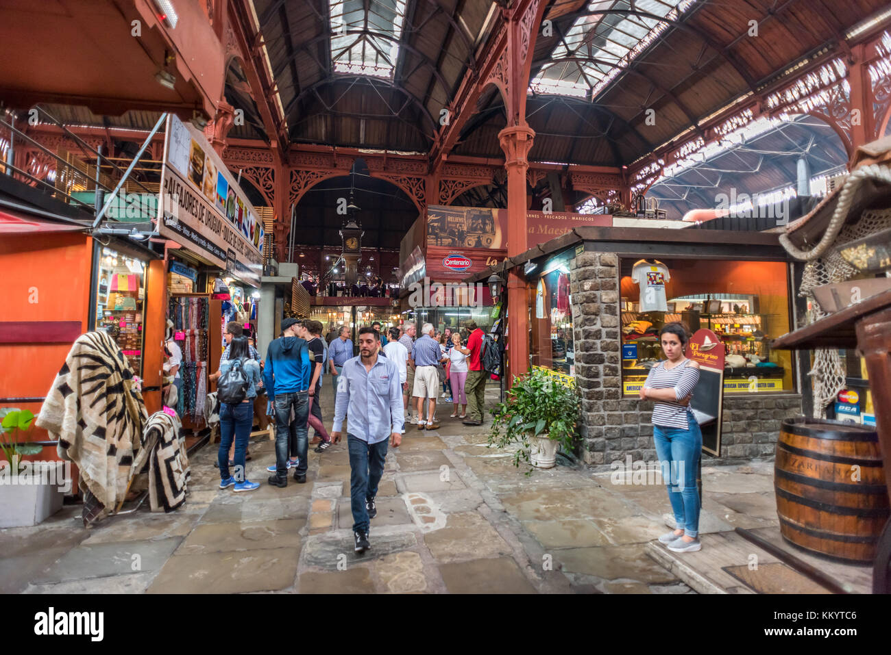 The Mercado del Puerto in Montevideo, Uruguay Stock Photo: 167183638 ...
