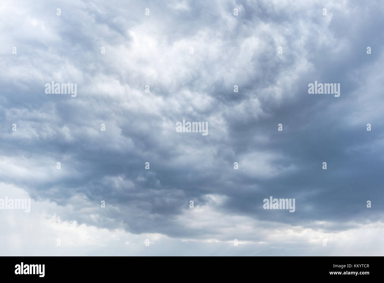 Dramatic African sky with shades of blue Stock Photo - Alamy