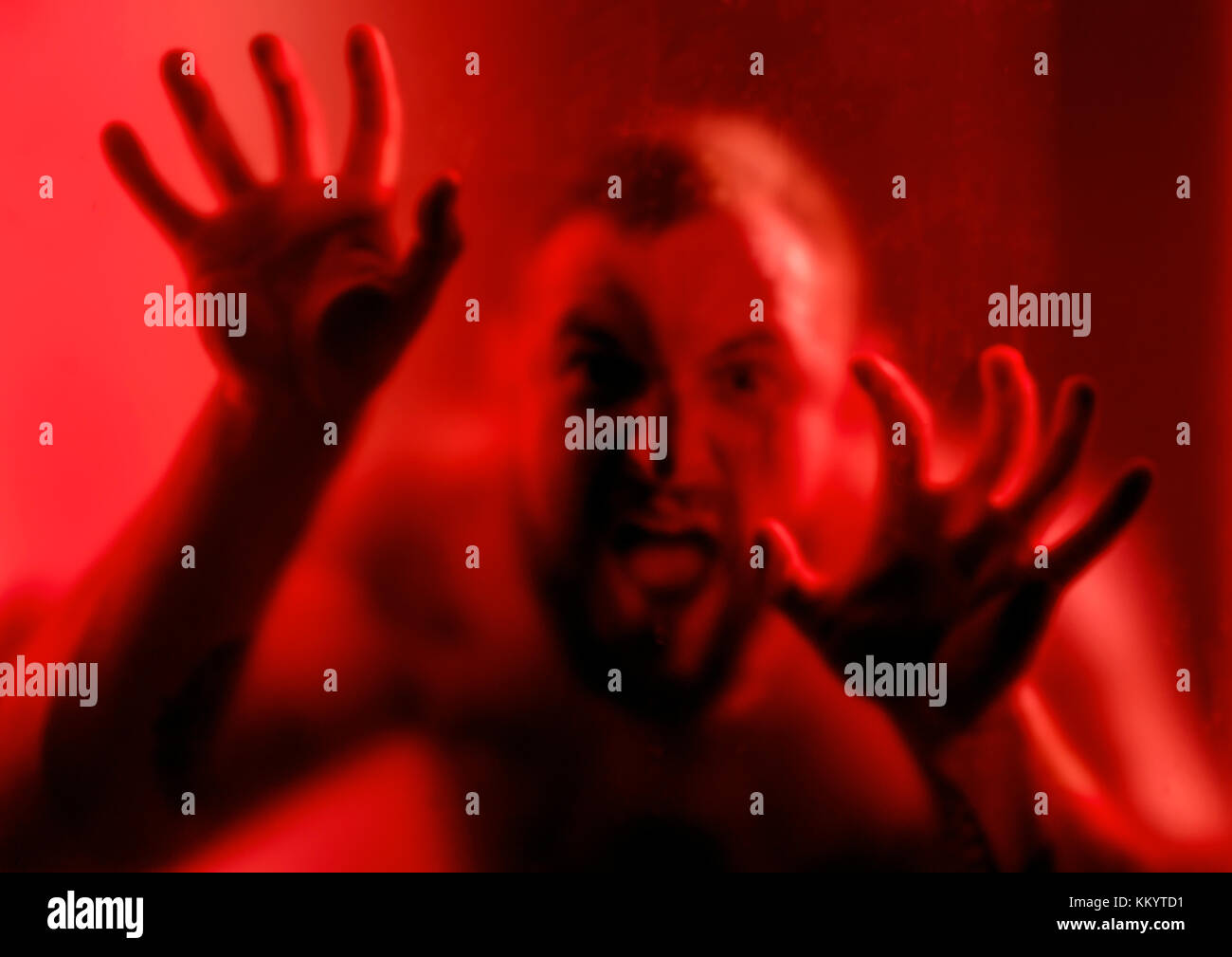 Scary face glass hi-res stock photography and images - Alamy