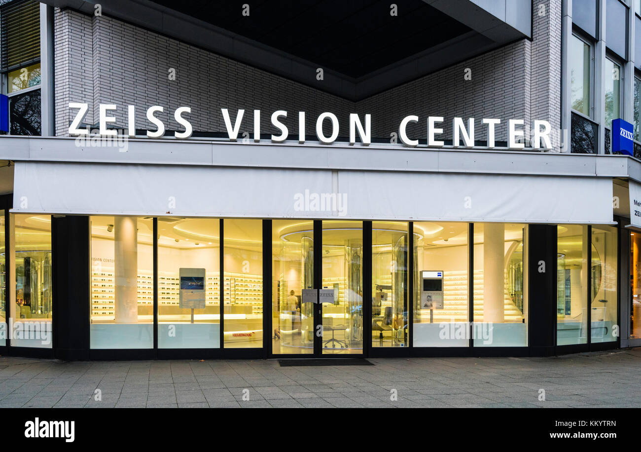 Zeiss Vision Center store on famous Kurfurstendamm shopping street in ...
