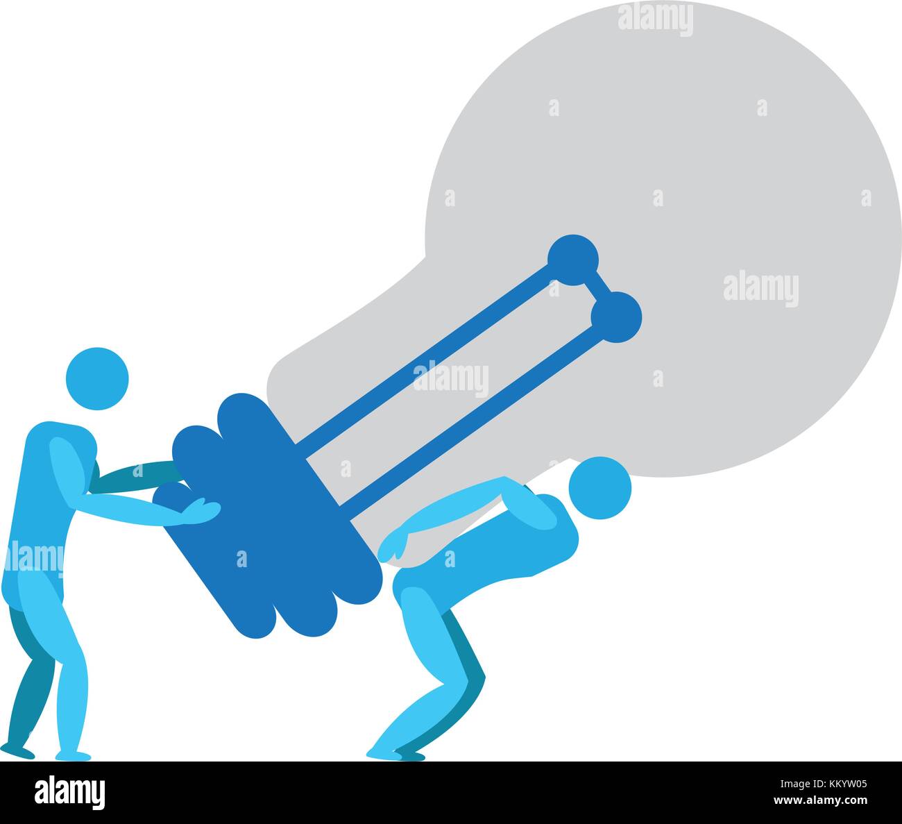 Abstract teamwork icon Stock Vector Image & Art - Alamy