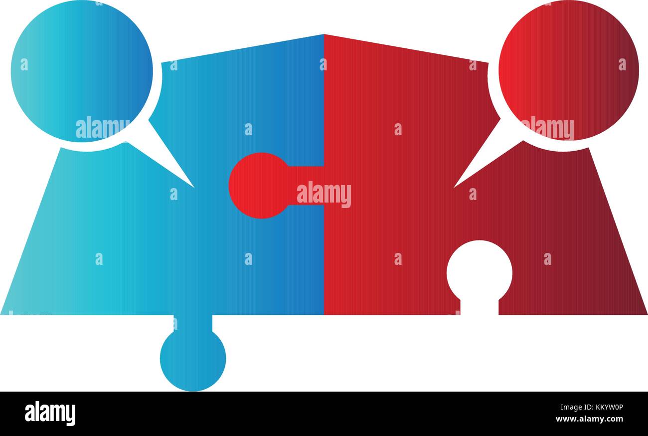 Abstract teamwork icon Stock Vector Image & Art - Alamy