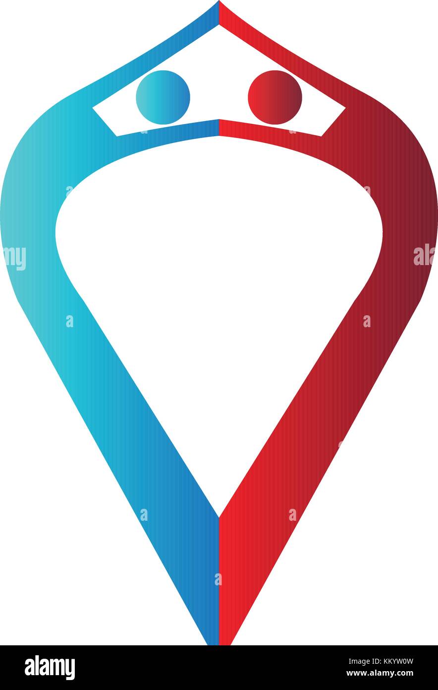 Abstract teamwork icon Stock Vector Image & Art - Alamy