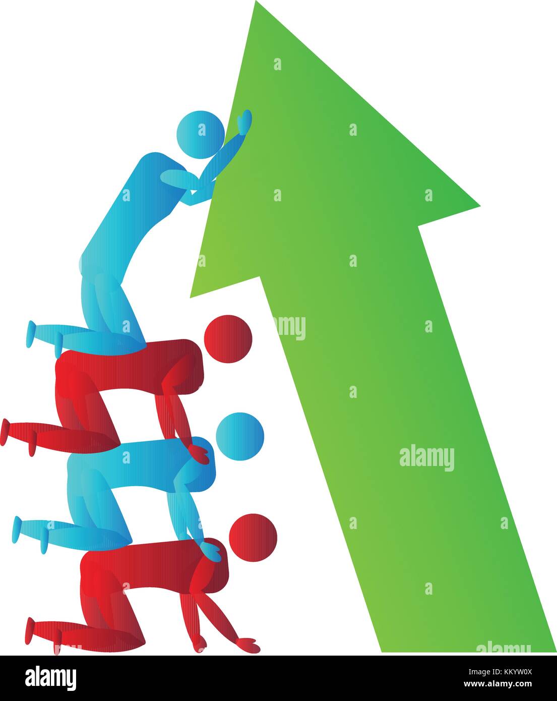 Abstract teamwork icon Stock Vector Image & Art - Alamy