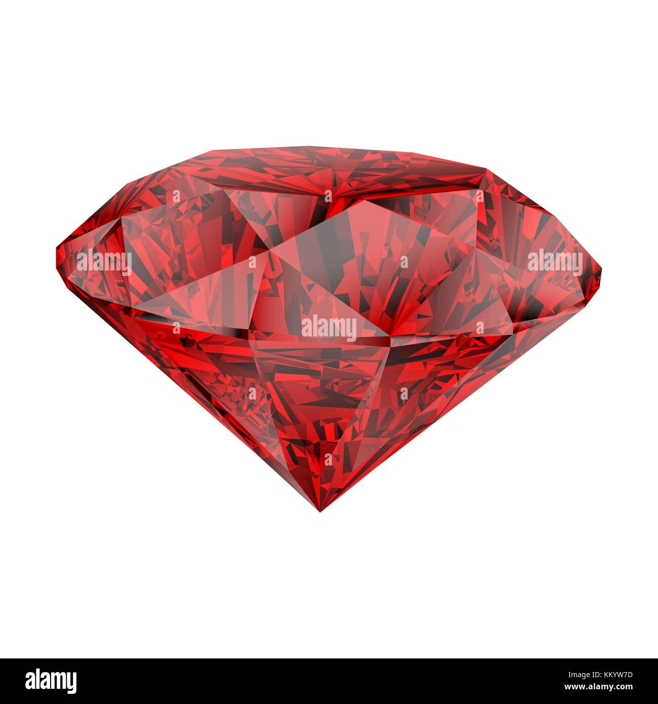 Realistic red ruby isolated on white background Stock Vector Image ... Realistic red ruby isolated on white background Stock Vector Image ...