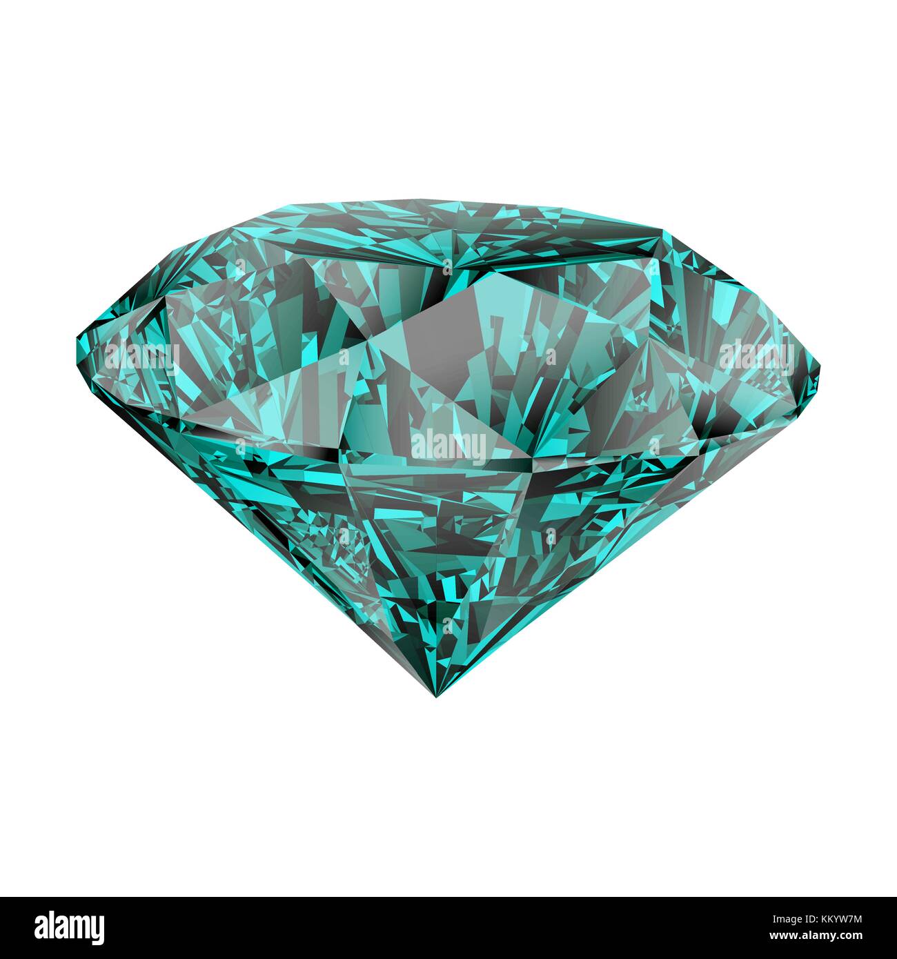 Diamond on emerald green Stock Vector Images - Alamy