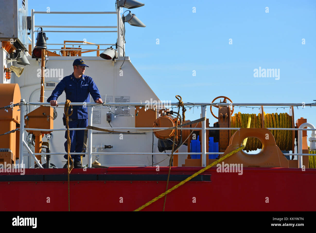 Coast guard cutter crew hi-res stock photography and images - Alamy