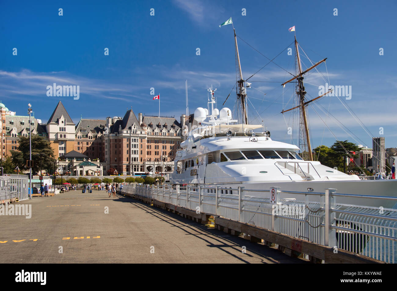Victoria, British Columbia, Canada - 11 September 2017: Fairmont ...