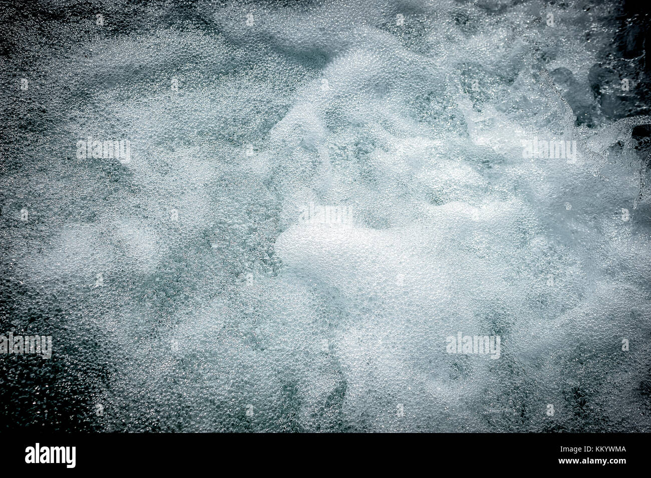 Blue water bubbling stream waterfall hi-res stock photography and ...