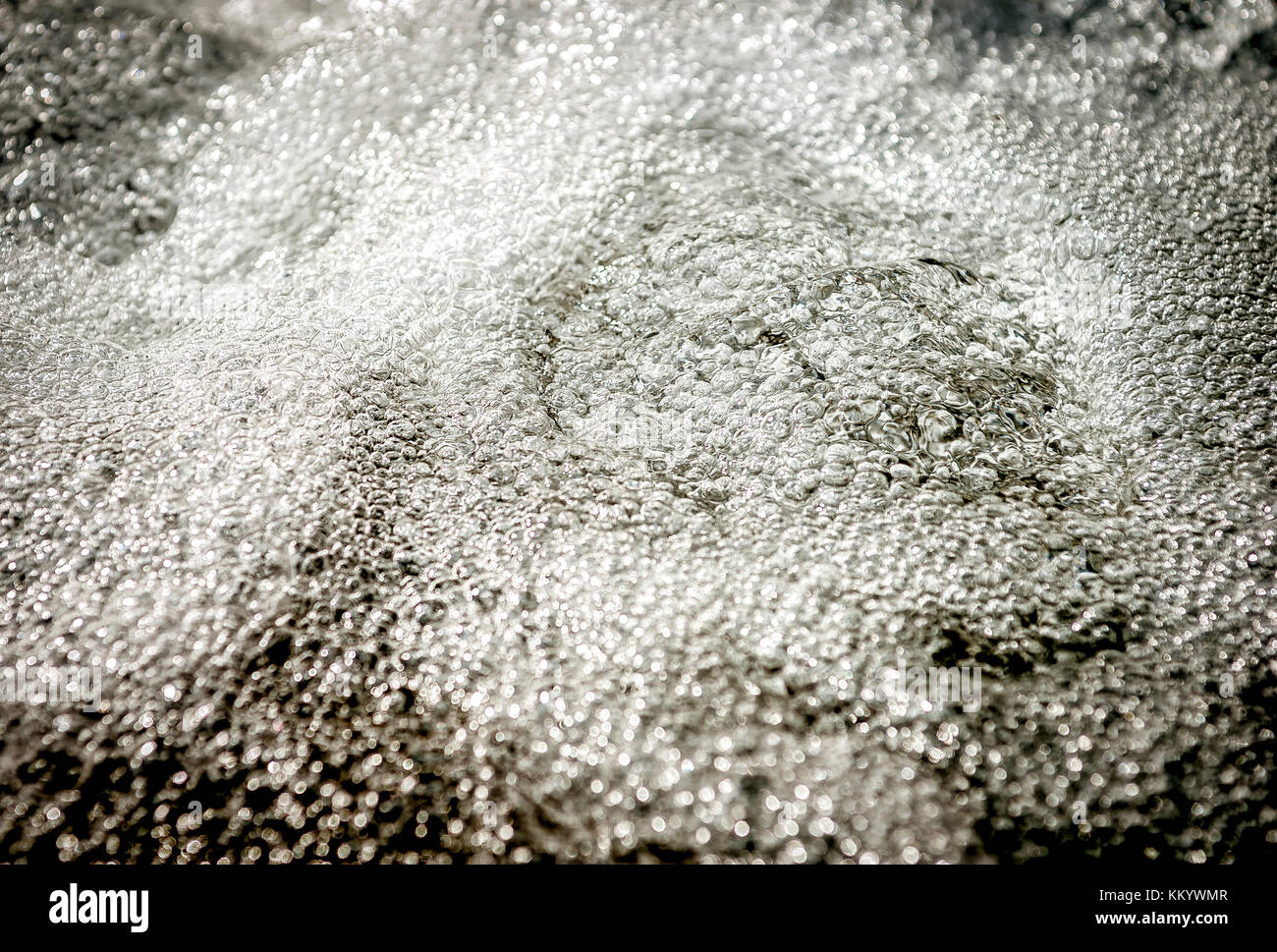 Closeup of bubbling water Stock Photo - Alamy