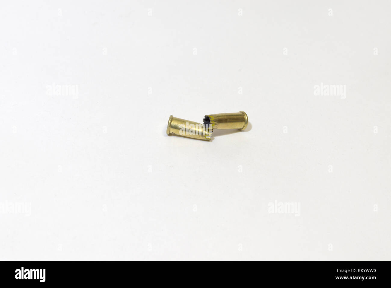 shot sleeve nail gun. expended powder cartridge Stock Photo - Alamy