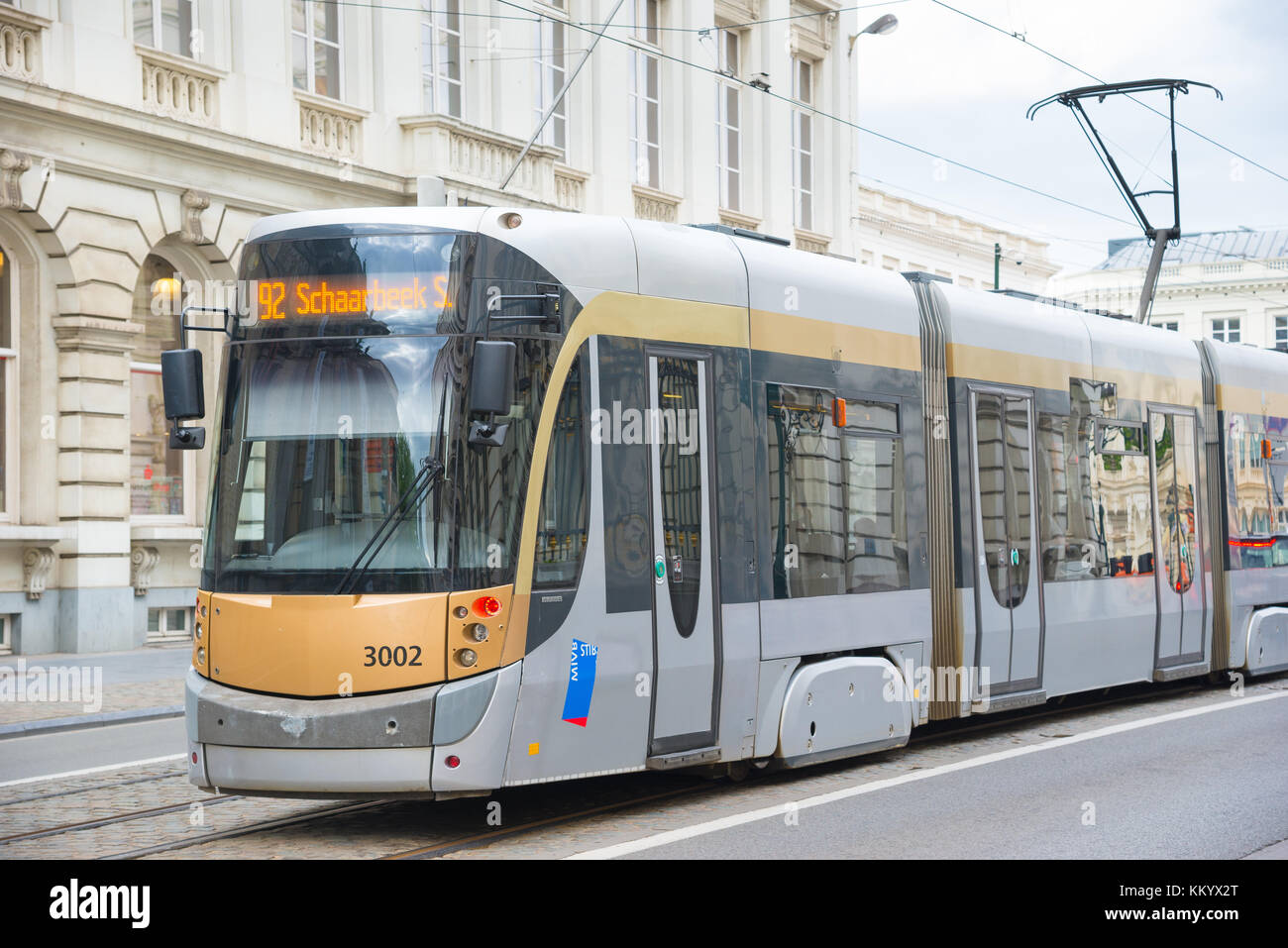 Town tramway system hi-res stock photography and images - Alamy