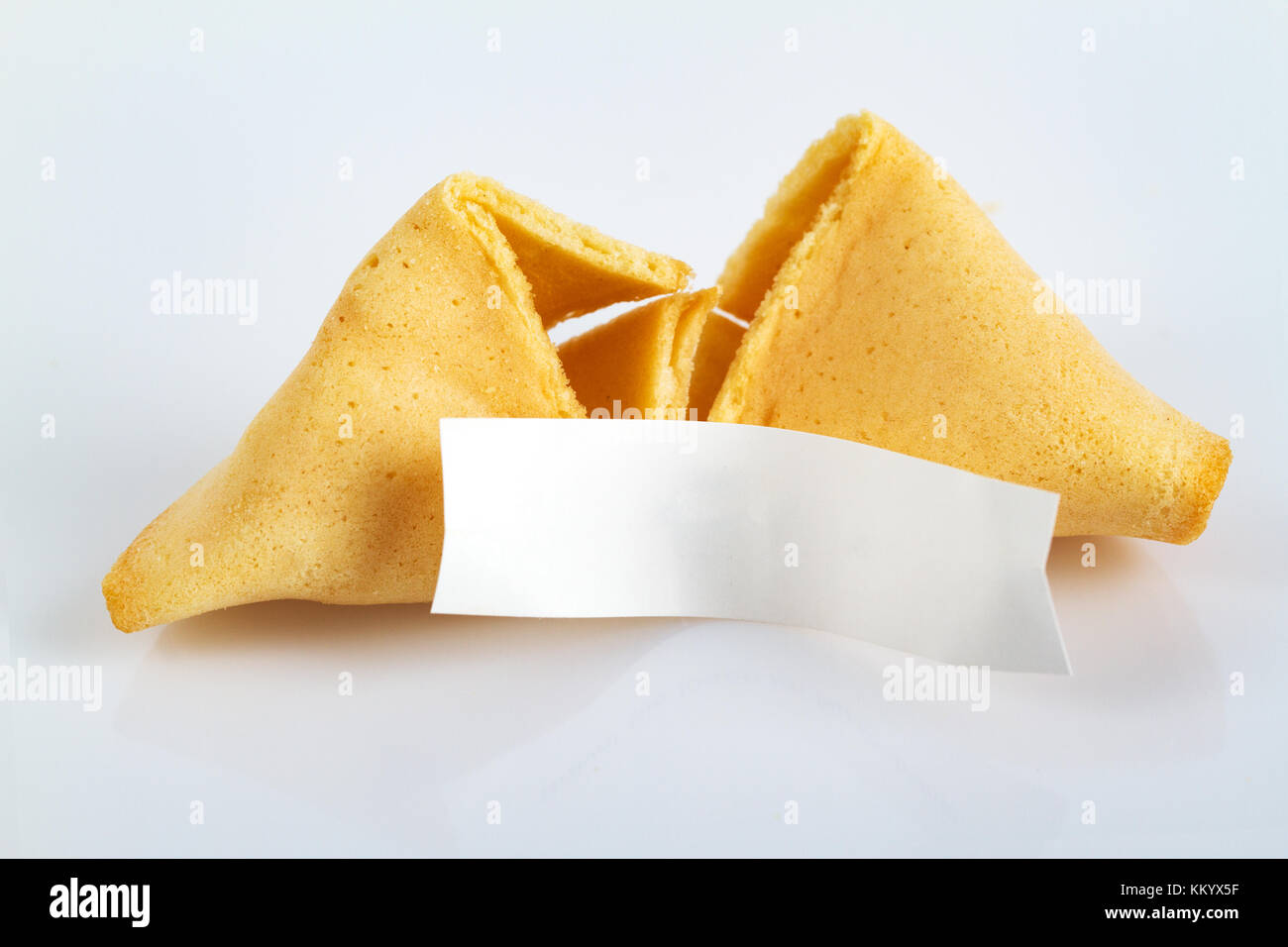 Fortune Cookie on bright background Stock Photo - Alamy