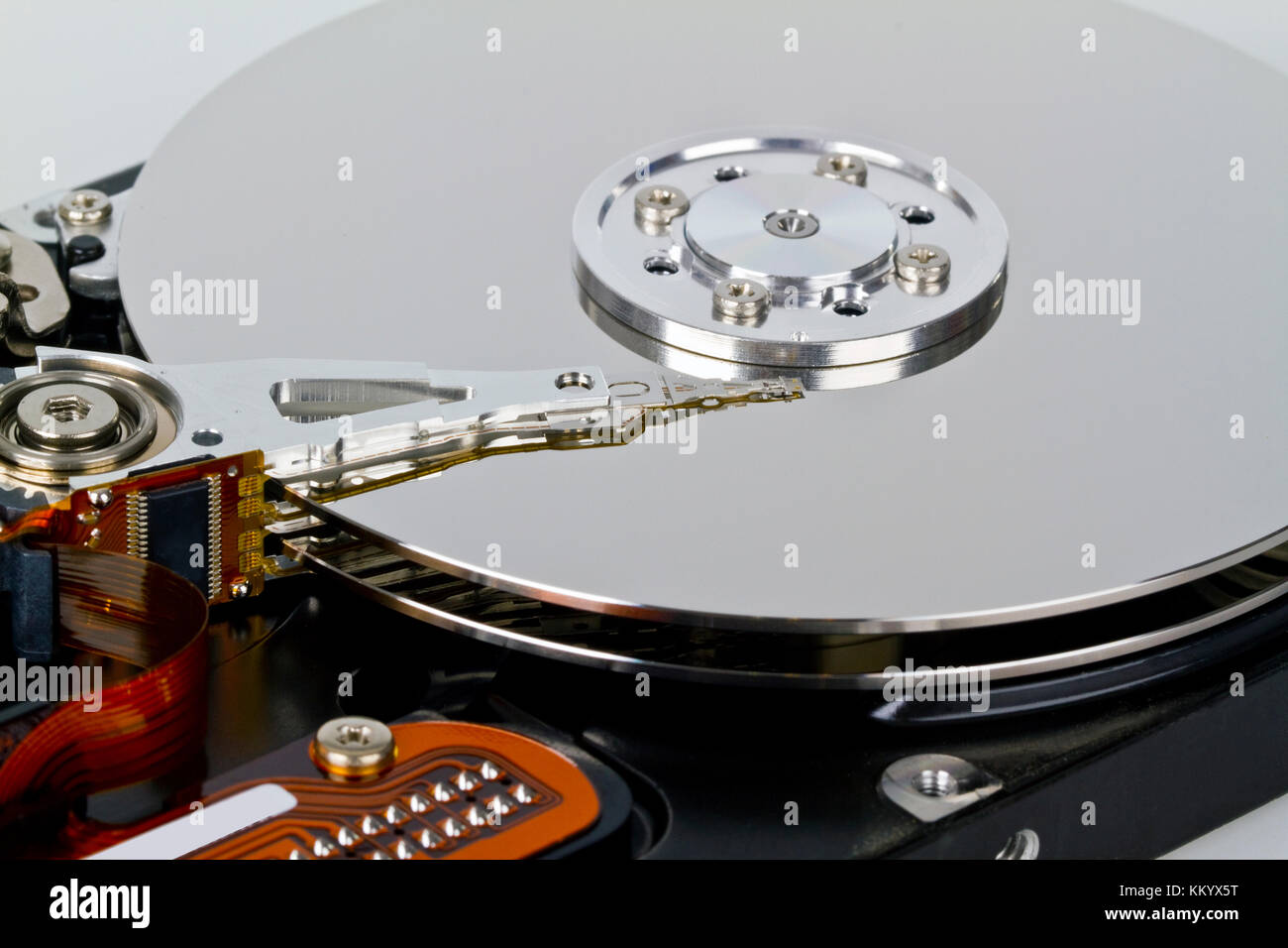 Hard drive disk isolated on white background Stock Photo - Alamy