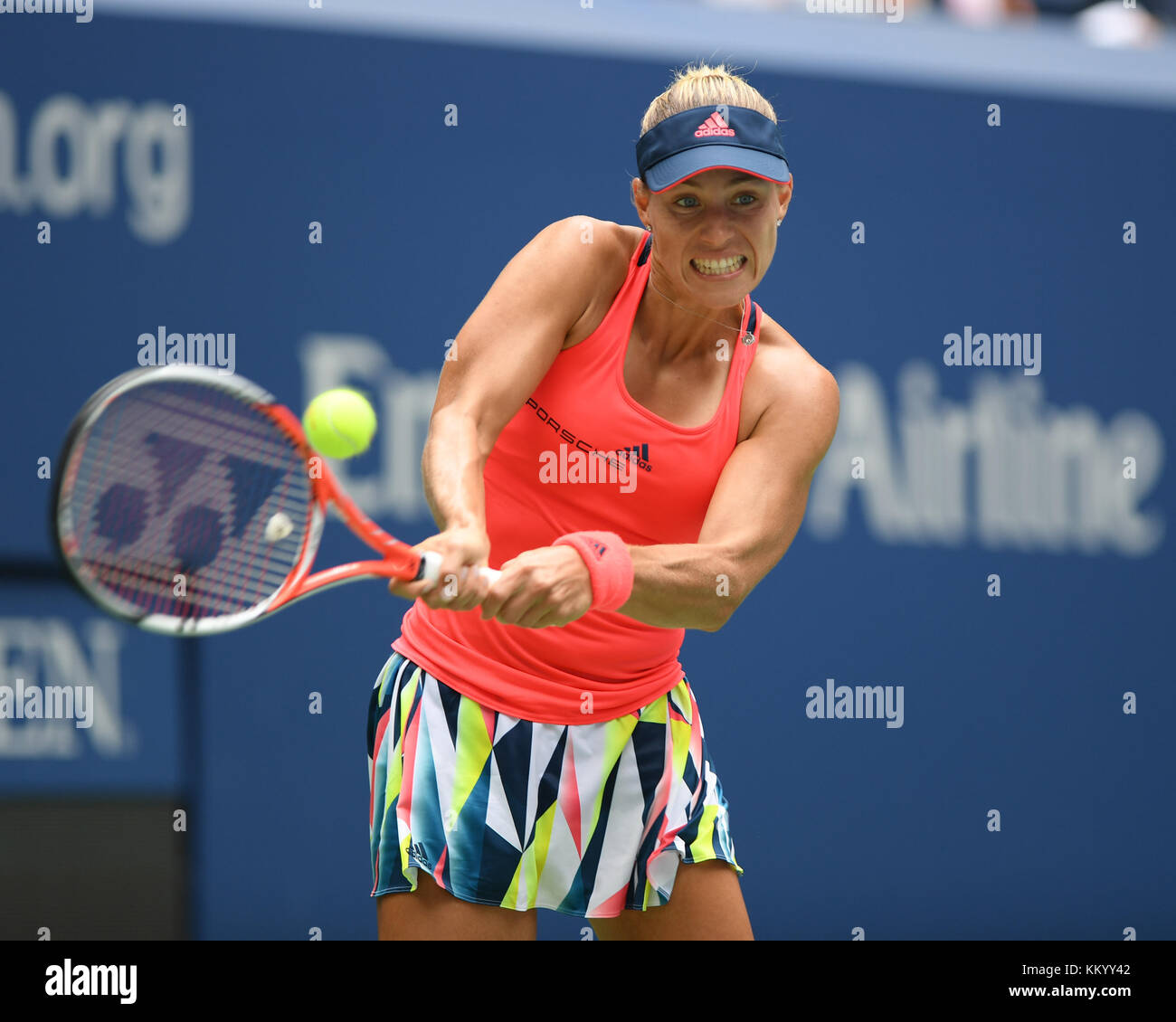NEW YORK, NY - SEPTEMBER 06: Angelique Kerber on Day Nine of the 2016 ...