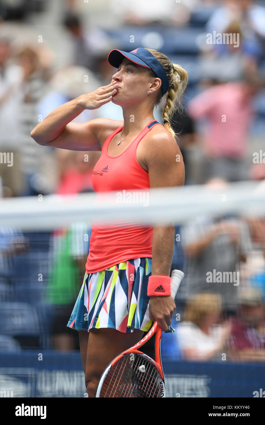 NEW YORK, NY - SEPTEMBER 06: Angelique Kerber on Day Nine of the 2016 ...