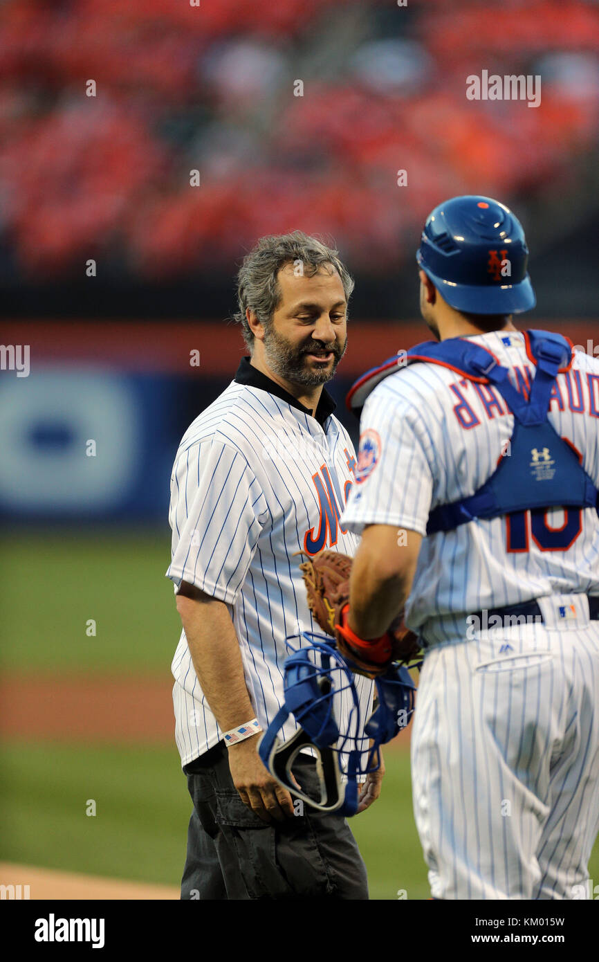 NEW YORK, NY - AUGUST 02: Judd Apatow was joined by his wife Leslie ...