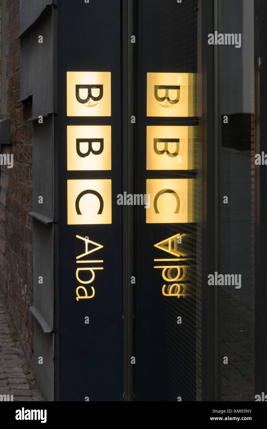 Bbc alba sign hi-res stock photography and images - Alamy