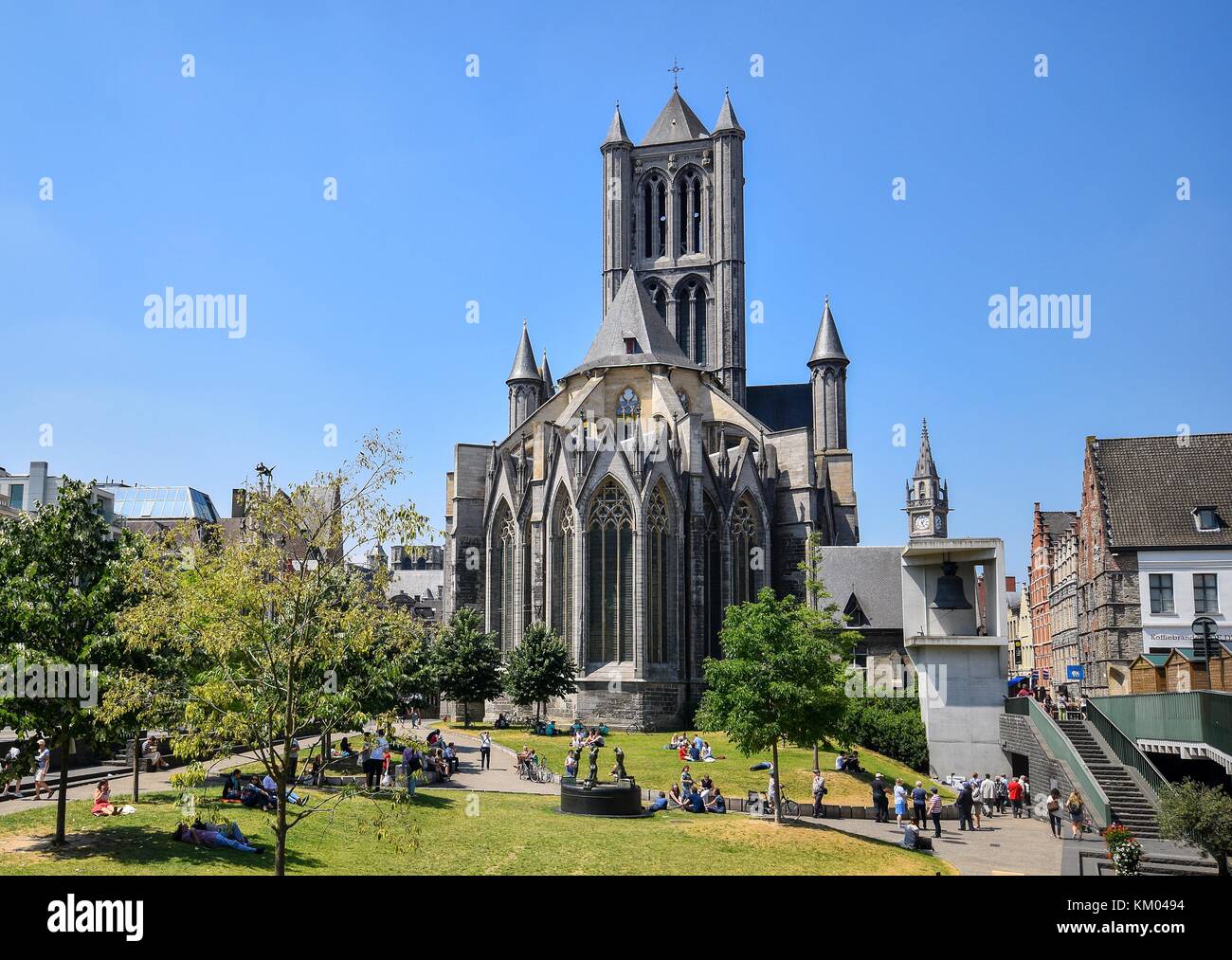 Saint Nicholas Church in Ghent, Belgium Stock Photo - Alamy