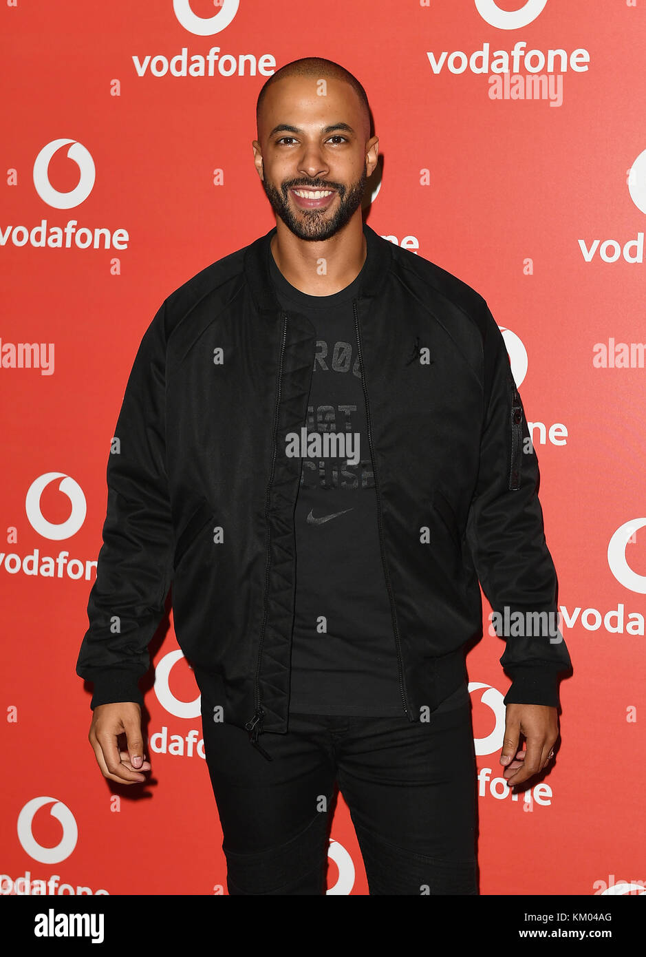 Marvin Humes on the red carpet at The Vodafone Vaults to launch new ...