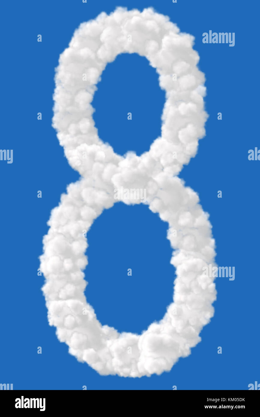 Clouds in shape of figure eight on sky Stock Photo - Alamy