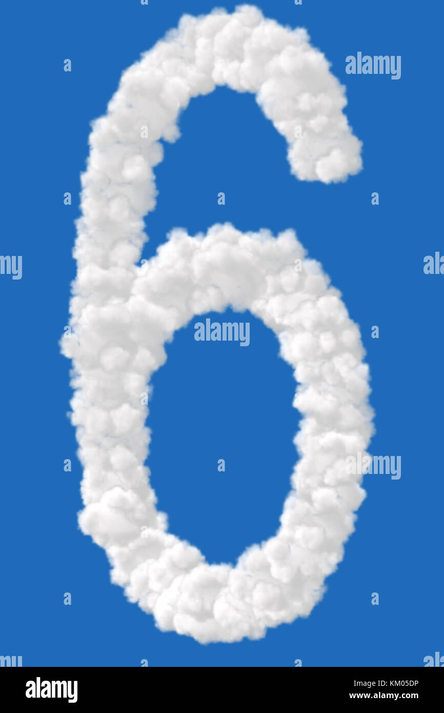 Number cloud shape isolated on hi-res stock photography and images - Alamy