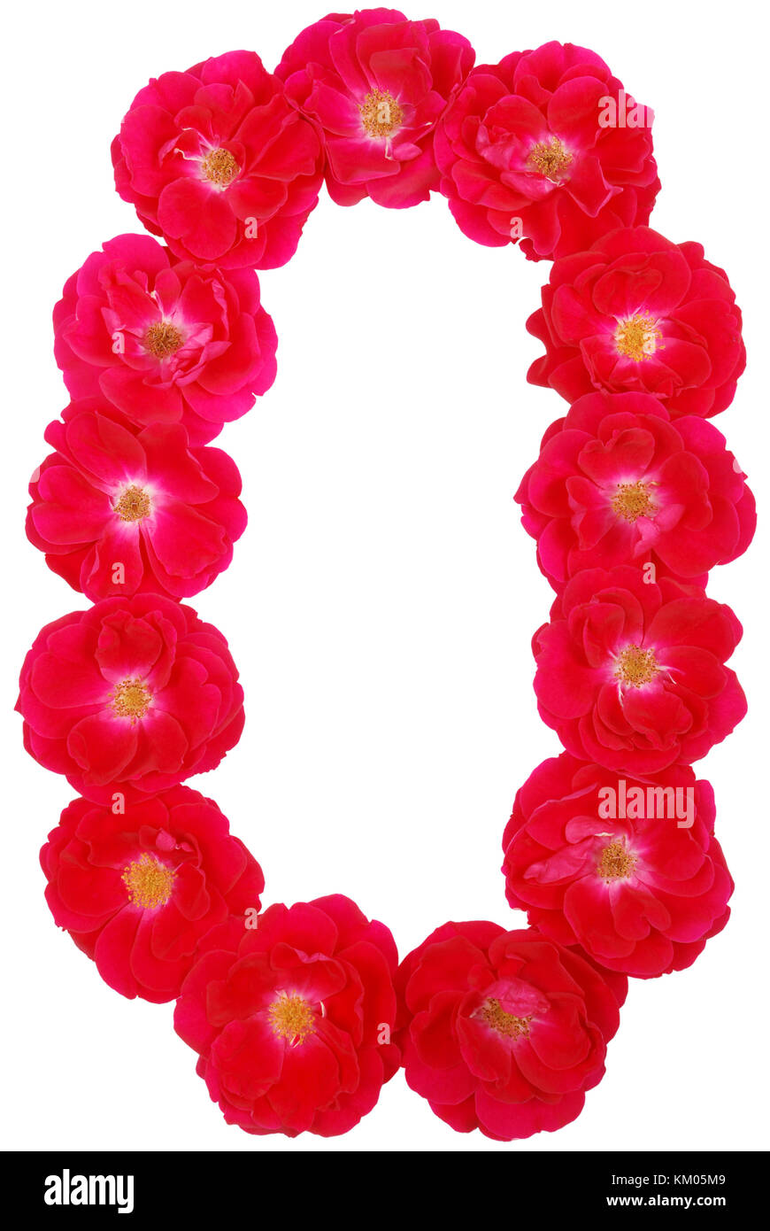 Floral number zero design hi-res stock photography and images - Alamy