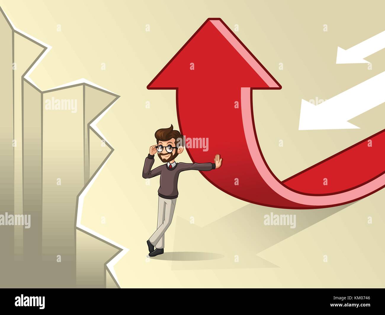 Set of hipster businessman cartoon character design change of a ...