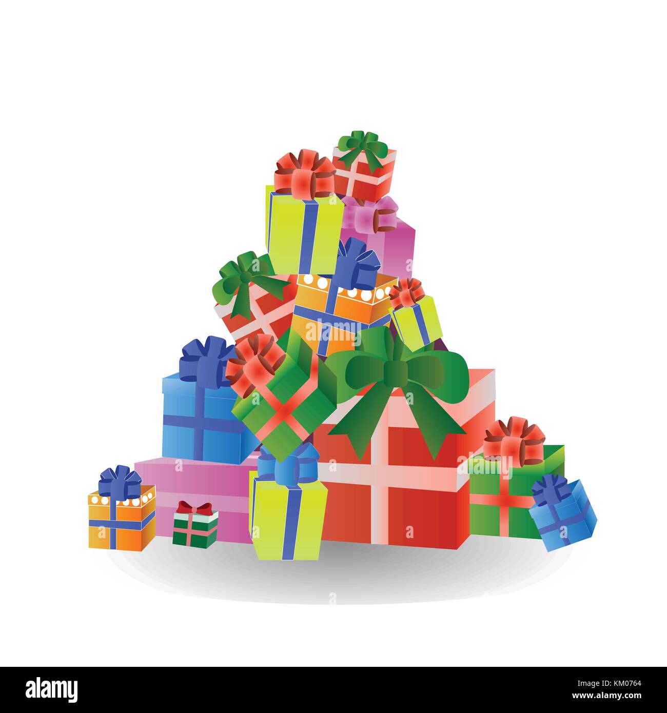 Stack of boxes Stock Vector Images - Alamy