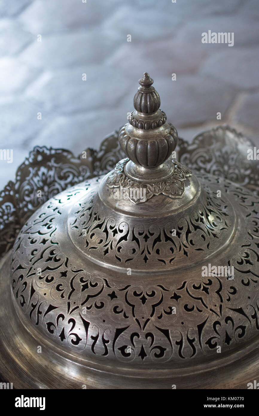 Example of Ottoman art patterns applied on metals Stock Photo - Alamy