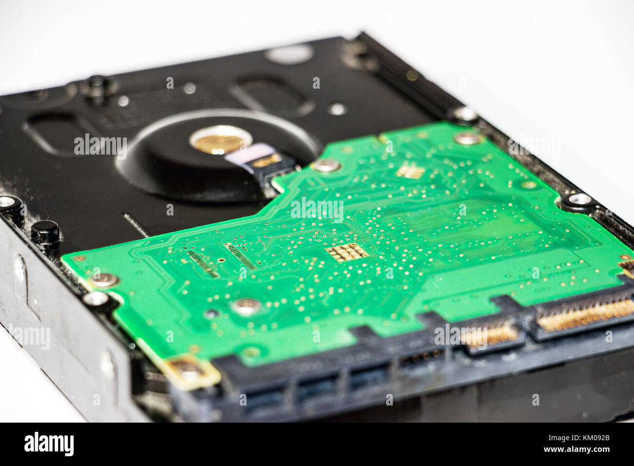 Back side of the hard drive Stock Photo - Alamy