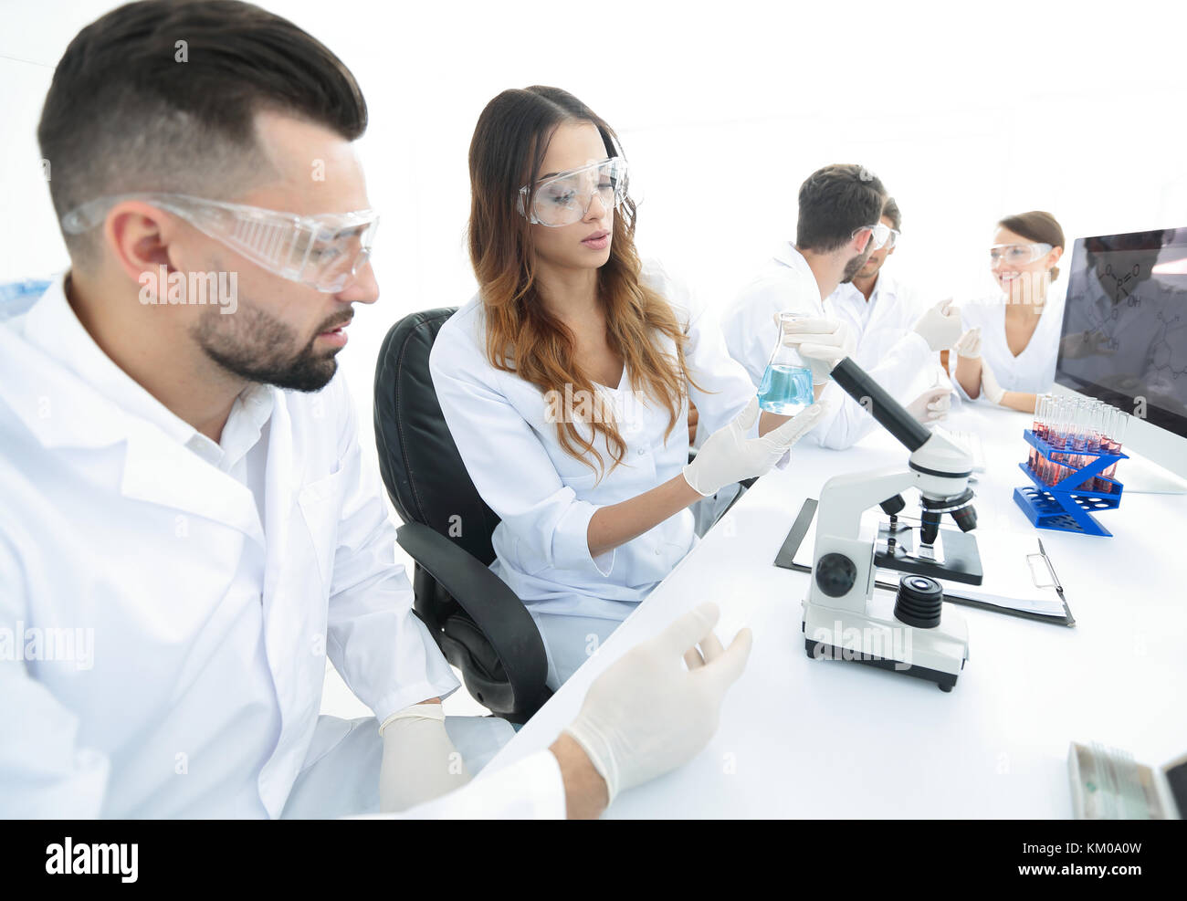 laboratory staff in the workplace Stock Photo - Alamy