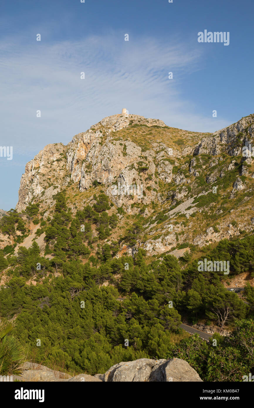 Famous "Cap de Formentor" (Formentor cape) on spanish island Mallorca ...