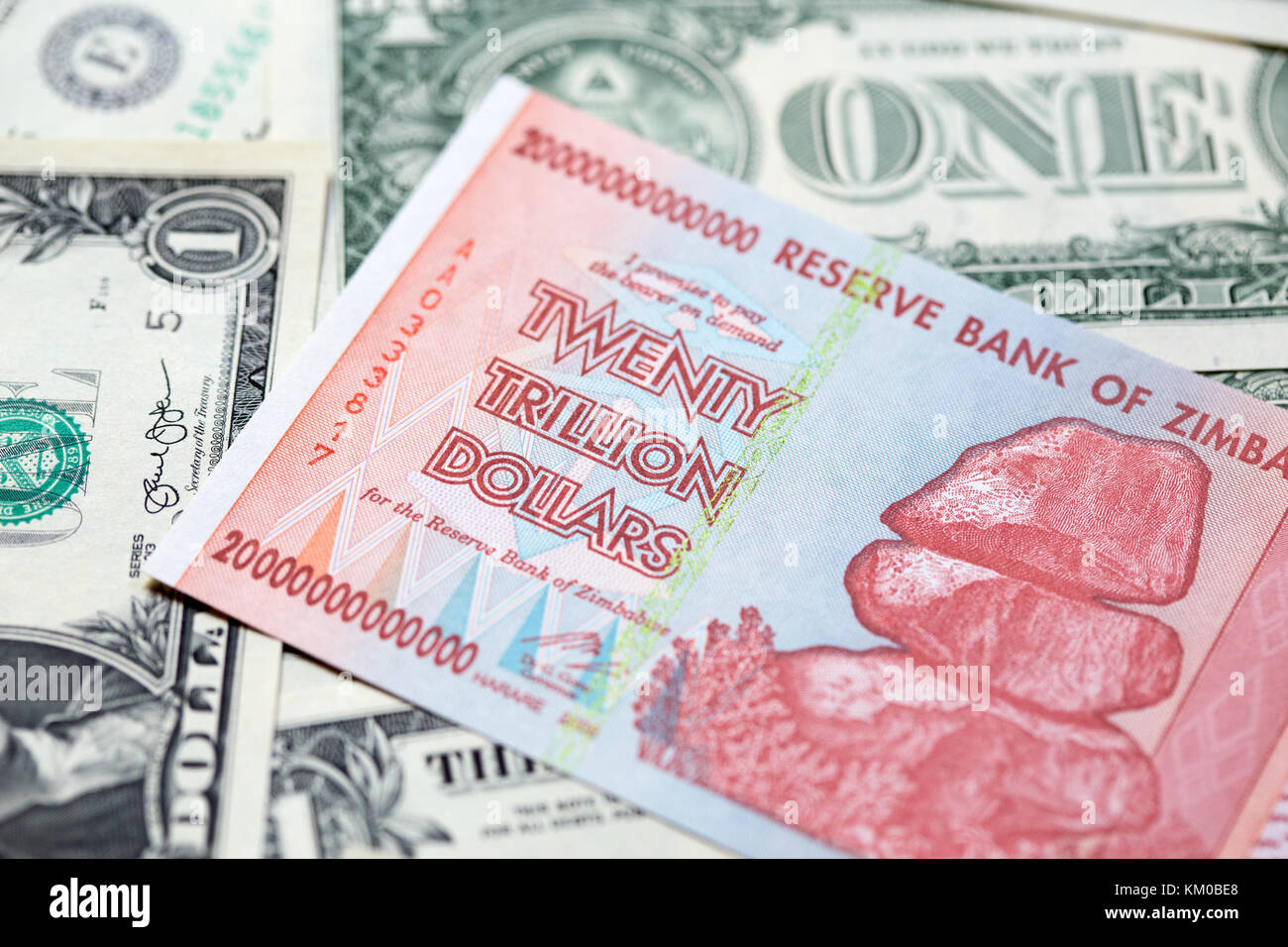Banknotes of Zimbabwe after hyperinflation Stock Photo - Alamy