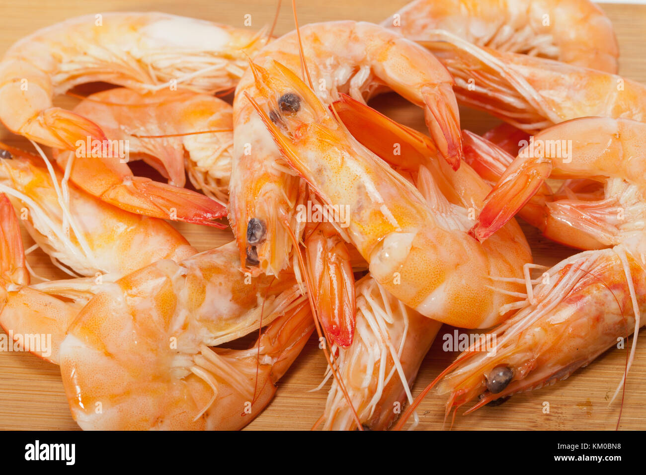 fresh shrimp isolated on a white background Stock Photo - Alamy