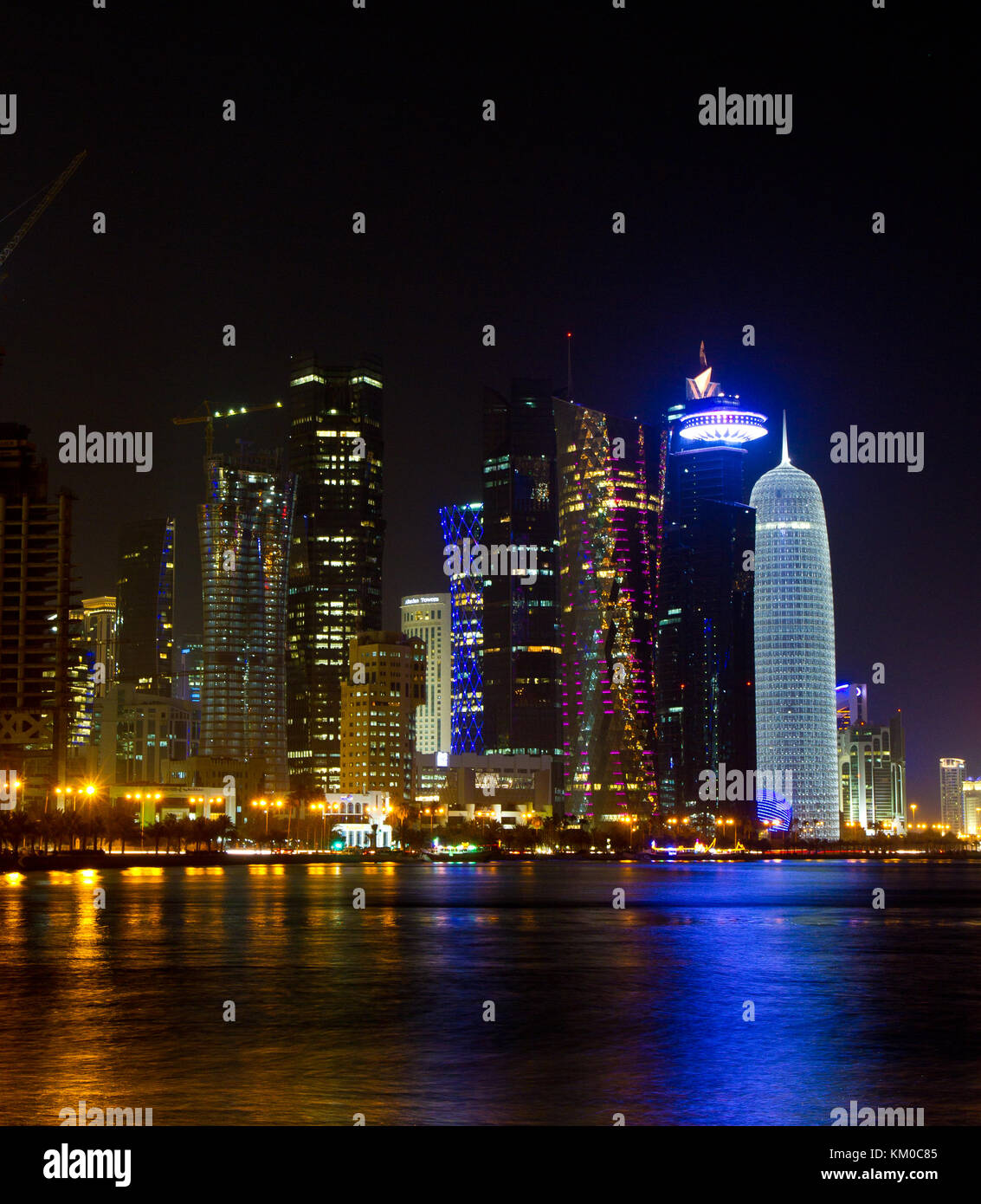 The business center of Doha, Qatar Stock Photo - Alamy