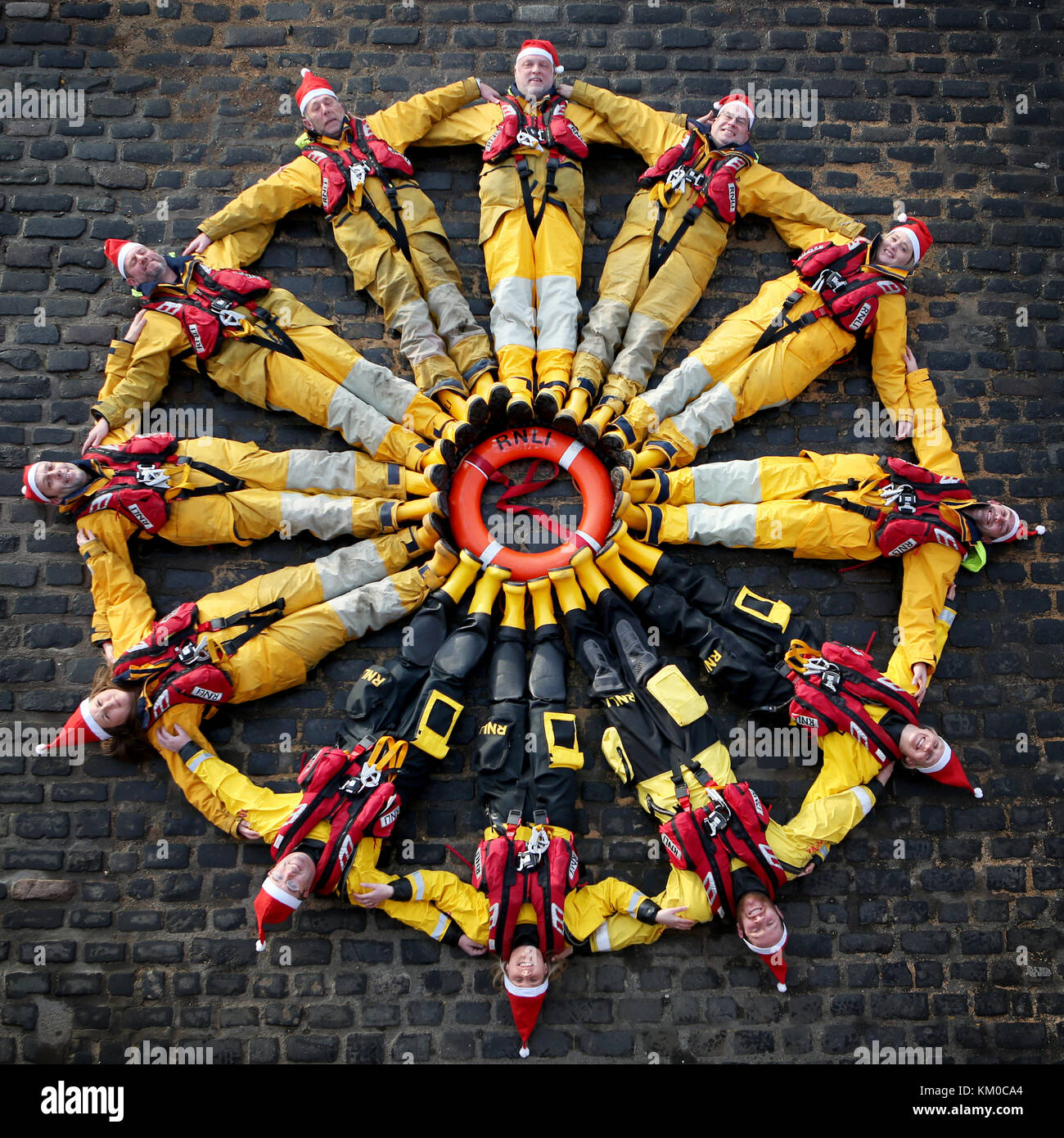 Members of the Anstruther RNLI get together ahead of the festive period ...