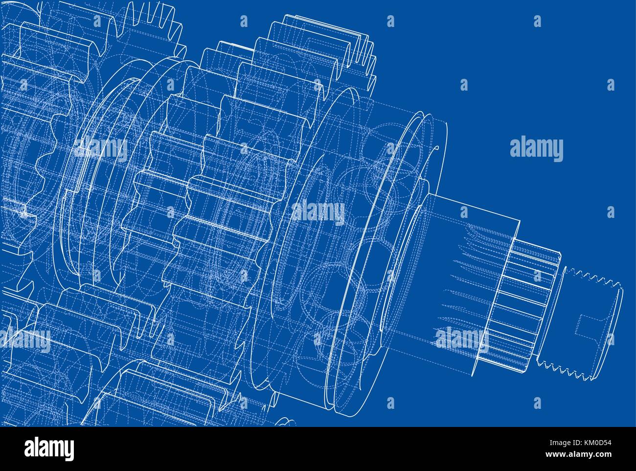 Gearbox sketch. Vector Stock Vector Image & Art - Alamy